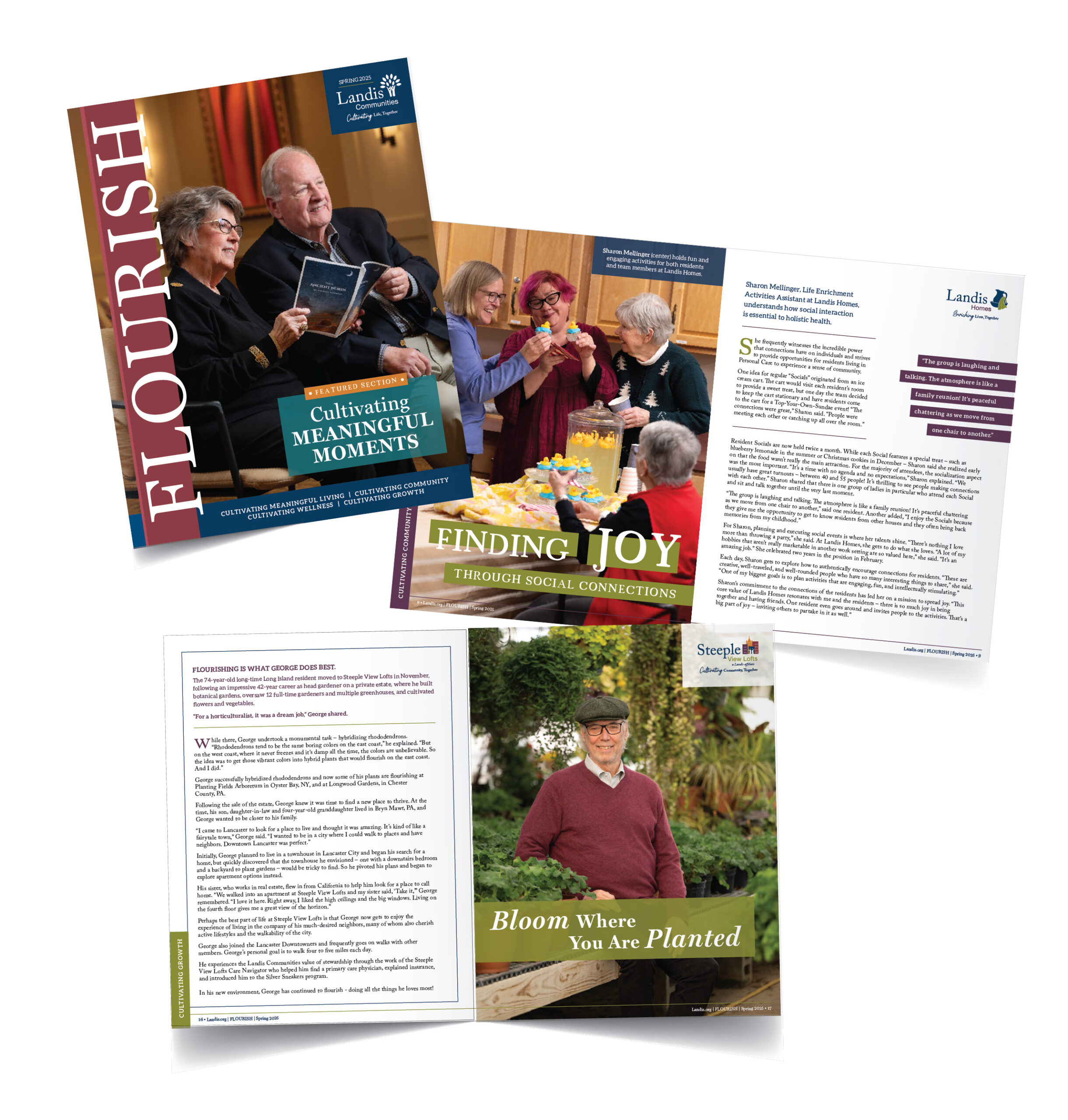 FLOURISH Landis Communities Magazine Spring 2025 Issue Released - Steeple View Lofts